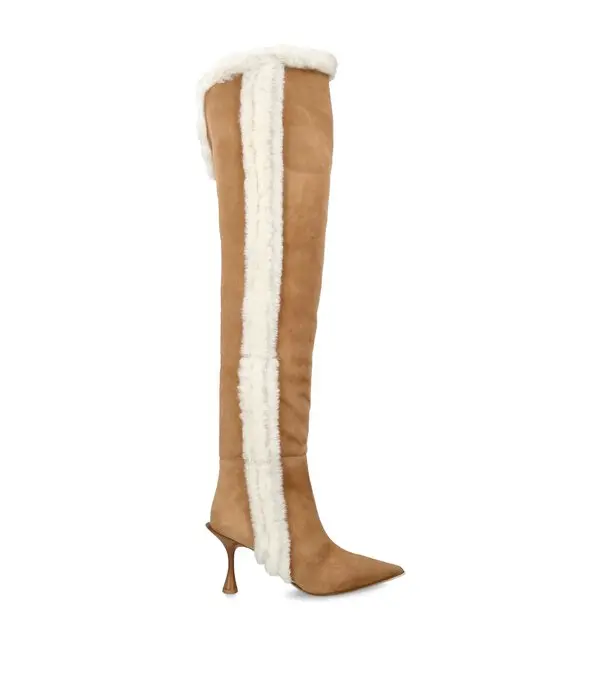 BETZÁBE Suede Bree Over-the-knee Boots 80