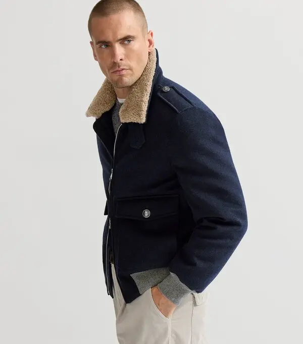 Brunello Cucinelli Cashmere Bomber Jacket