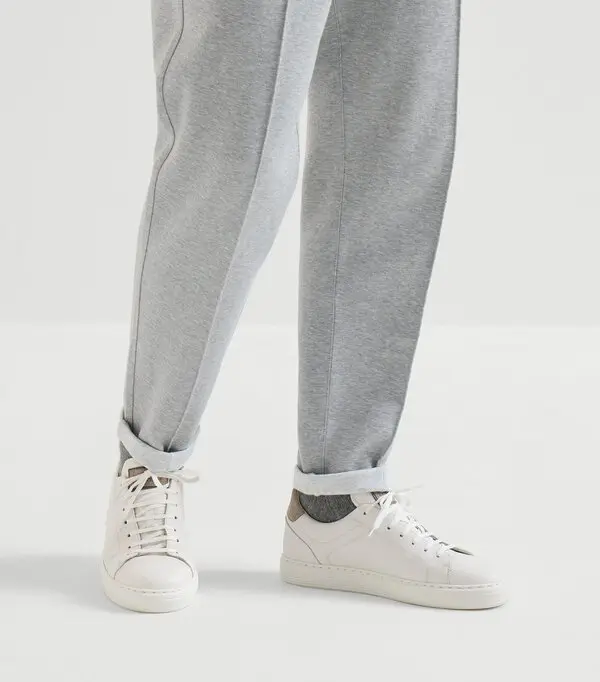 Brunello Cucinelli Leather Lace-up Sneakers