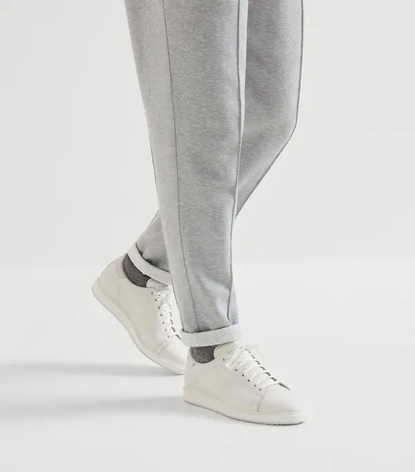 Brunello Cucinelli Leather Lace-up Sneakers