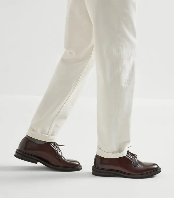 Brunello Cucinelli Leather Derby Shoes