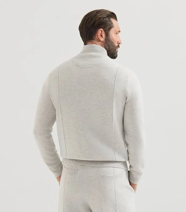 Brunello Cucinelli Cashmere-blend Zip-up Cardigan