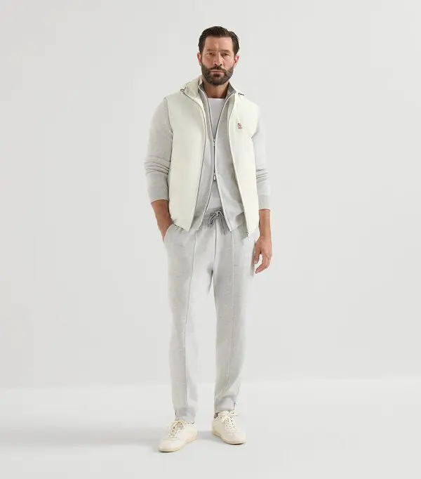 Brunello Cucinelli Cashmere-blend Zip-up Cardigan