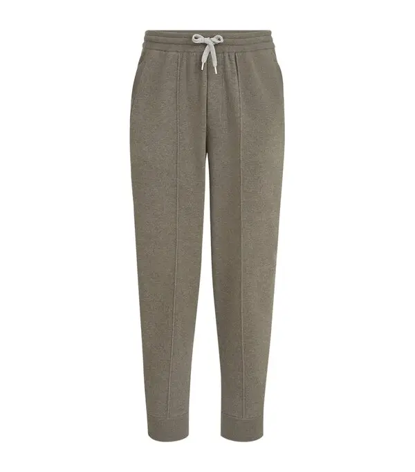 Brunello Cucinelli Cashmere-blend Double-knit Sweatpants
