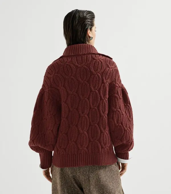 Brunello Cucinelli Cashmere Cable-knit Heritage Cardigan