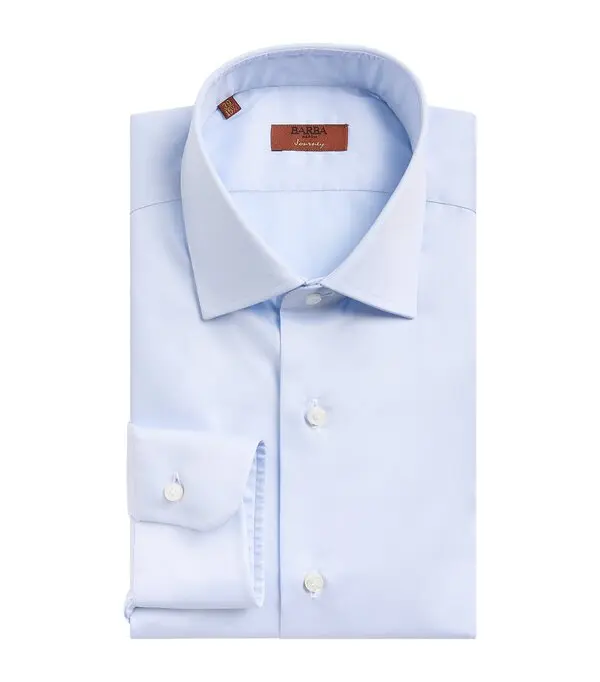 BARBA NAPOLI Cotton Twill Shirt