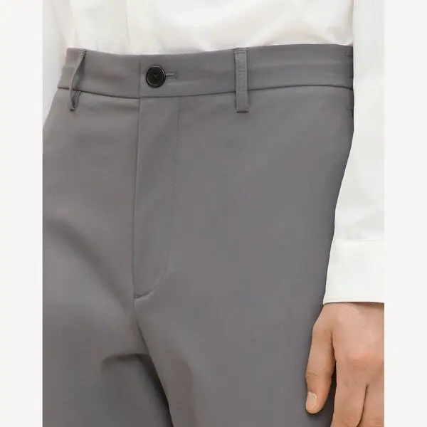 Theory Standard Drawstring Pant In Motion Nylon - Carbon