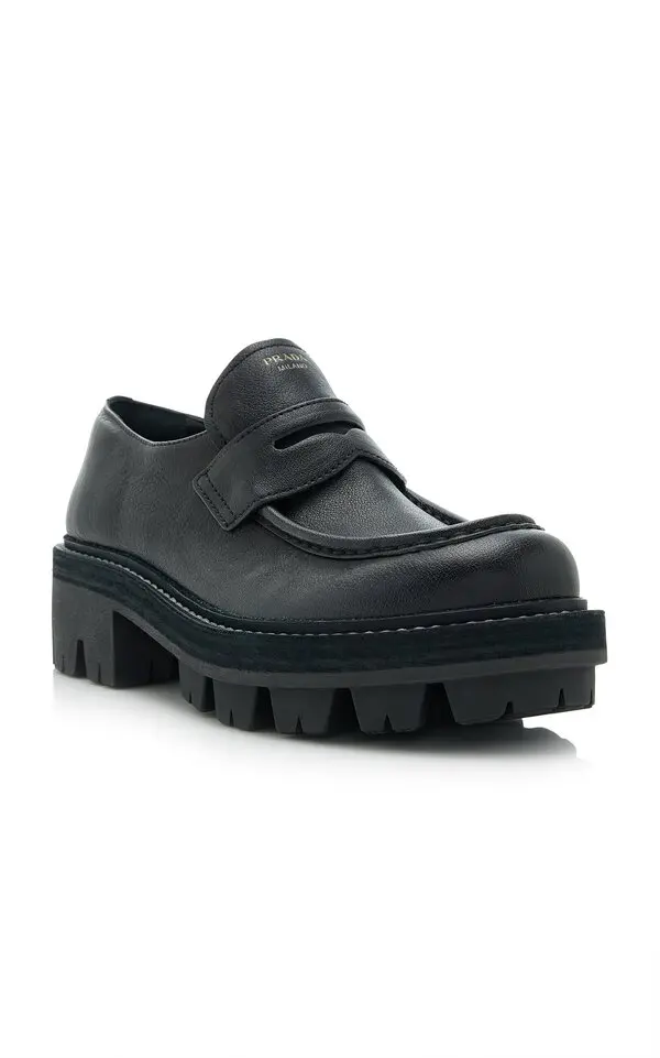 Prada Leather Loafers