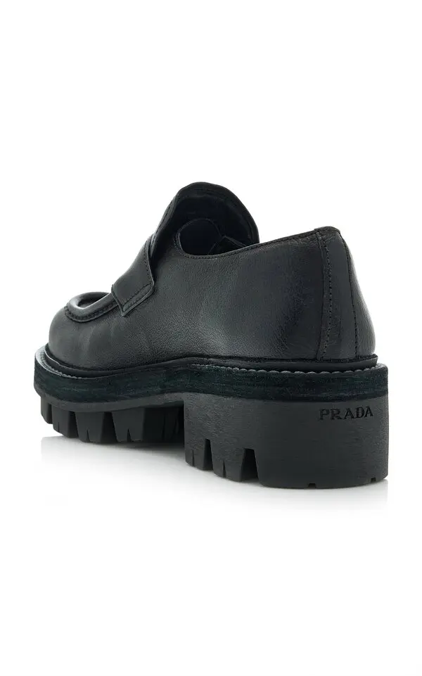 Prada Leather Loafers