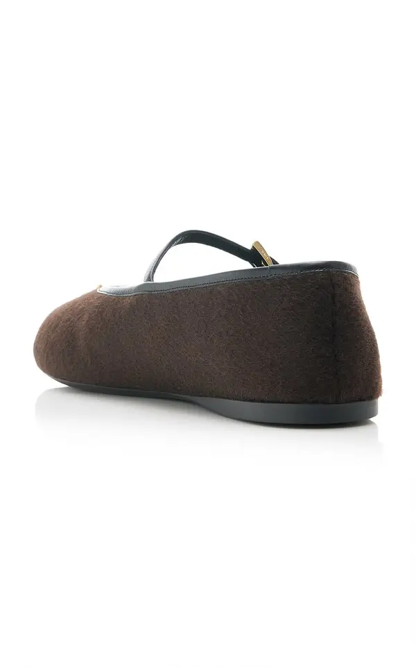 Prada Cashmere Ballet Flats