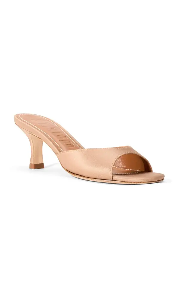 Staud Brigitte Satin Mules