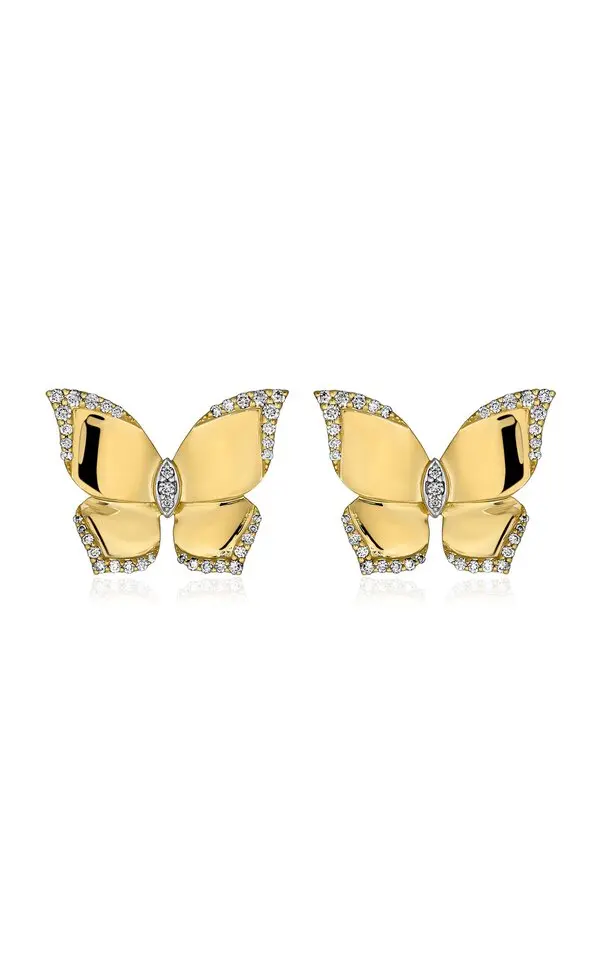 Piranesi Oro Butterfly Earrings - Gold