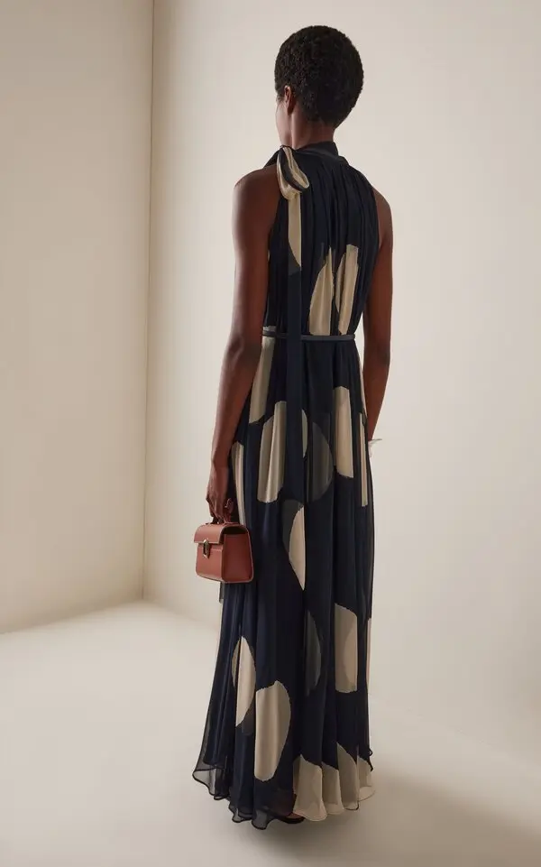 Max Mara Silk Georgette Dress