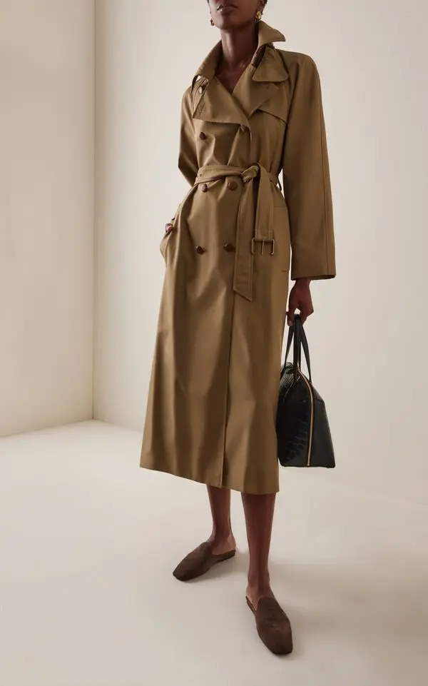 Max Mara Leather Square-toe Mules - Brown