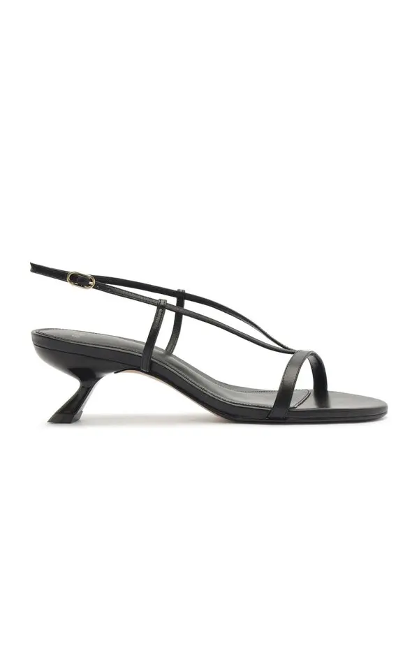 ALEXANDRE BIRMAN Ali Leather Sandals - Black