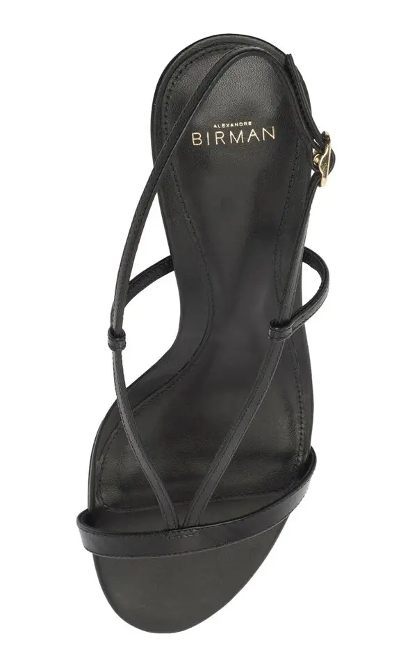 ALEXANDRE BIRMAN Ali Leather Sandals - Black