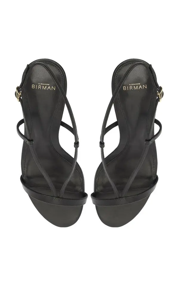 ALEXANDRE BIRMAN Ali Leather Sandals - Black