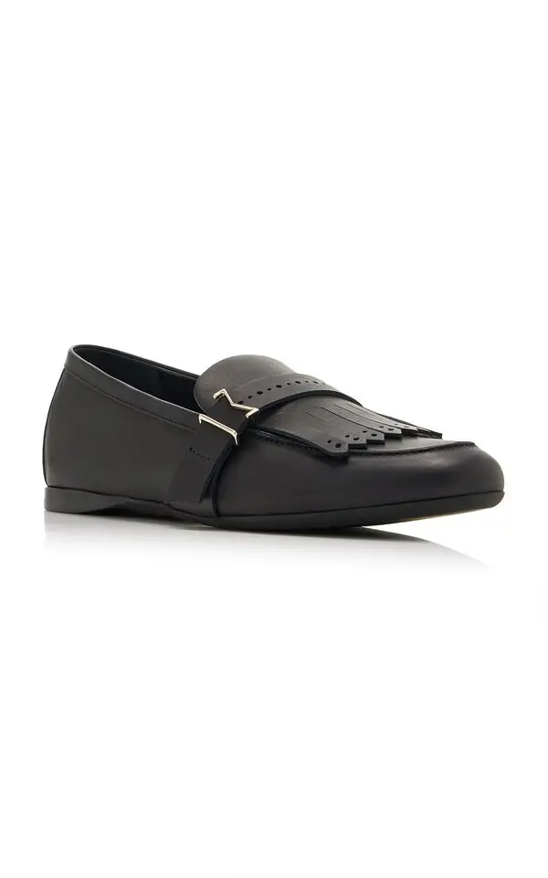 Max Mara Leather Loafers