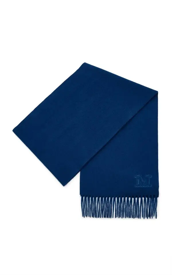 Max Mara Cashmere Scarf - Light Blue