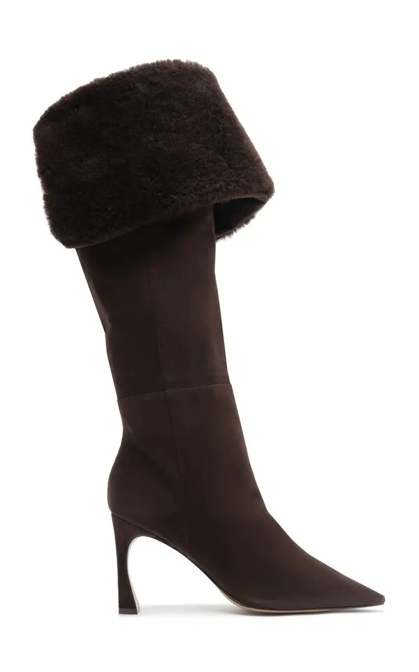 ALEXANDRE BIRMAN Noemy Arch Suede Boots - Brown