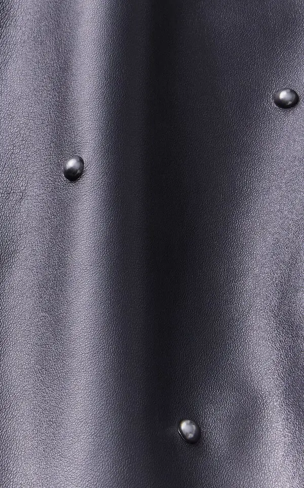 Lafayette 148 New York Studded Leather Bomber Jacket