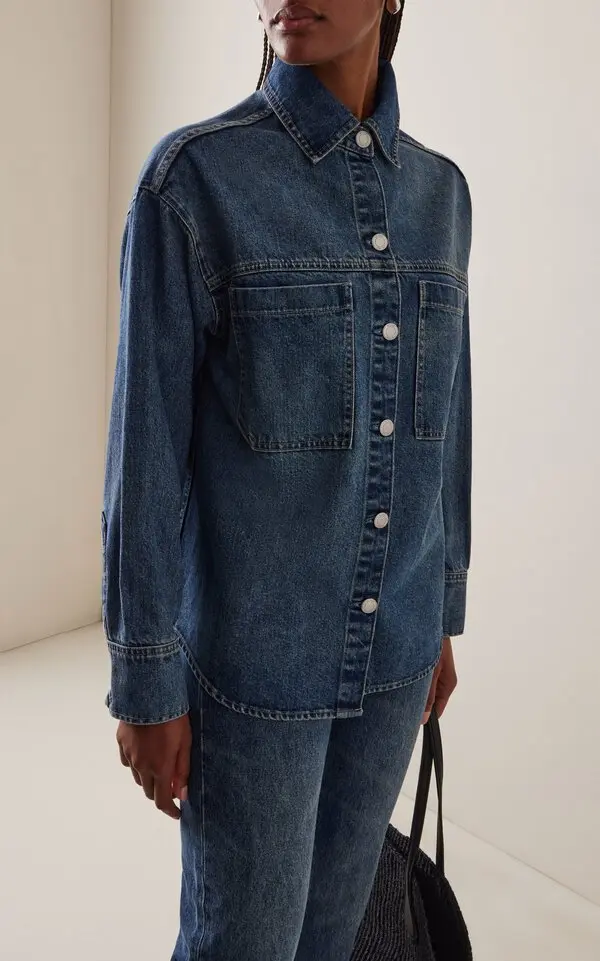 DL1961 X Olympia Of Greece Exclusive Addison Denim Overshirt