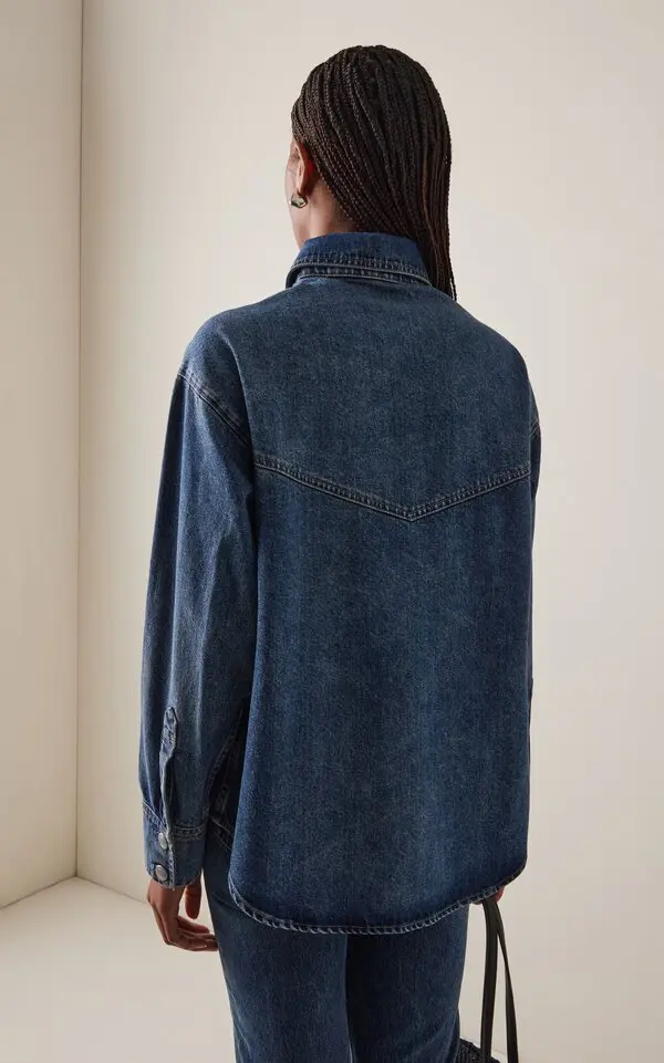 DL1961 X Olympia Of Greece Exclusive Addison Denim Overshirt