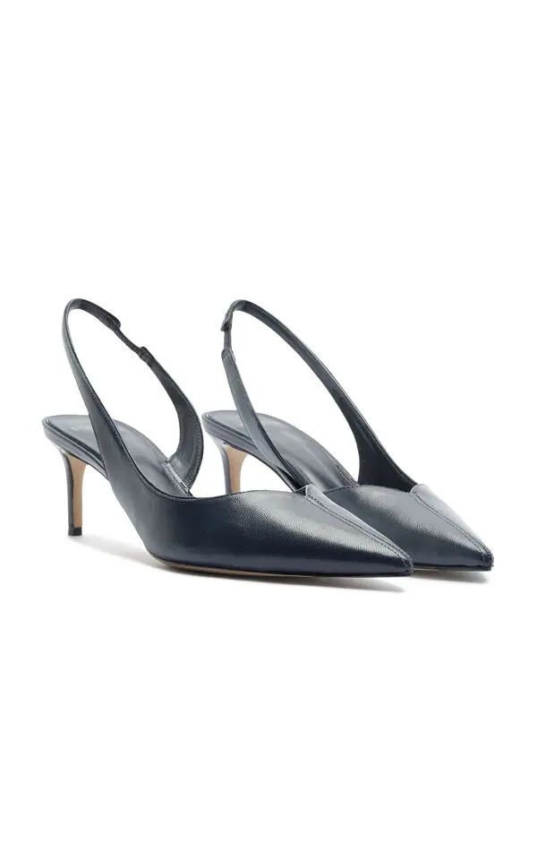 ALEXANDRE BIRMAN Alina Leather Slingback Pumps