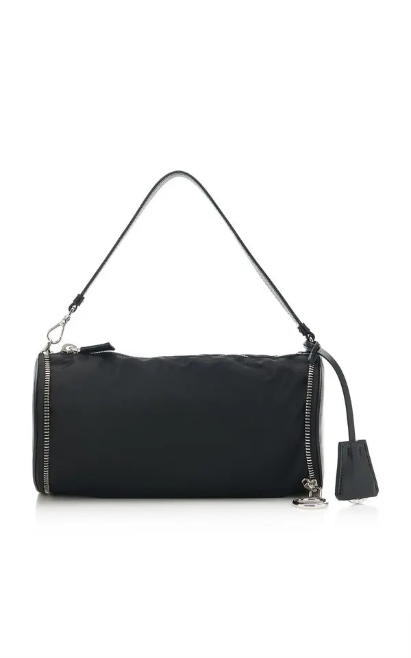 Prada Cylinder Shoulder Bag - Black