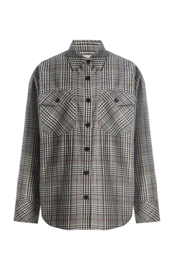 DL1961 X Olympia Of Greece Exclusive Addison Overshirt - Blue