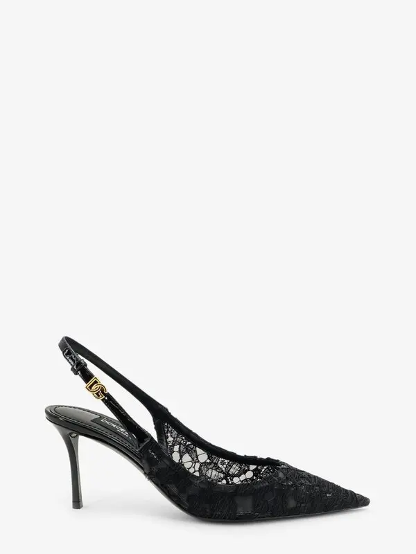 Dolce & Gabbana Lace Slingback Pumps - Multicolor