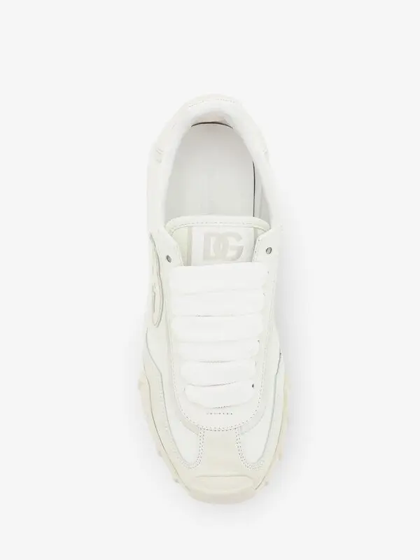 Dolce & Gabbana Leather Athletic Sneakers - Multicolor
