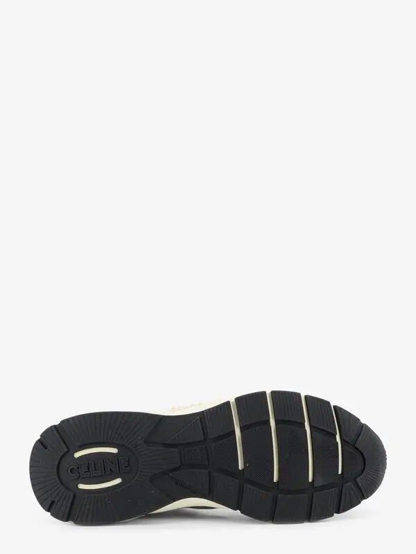 Celine Runner Mesh And Suede Sneakers With Side Logo