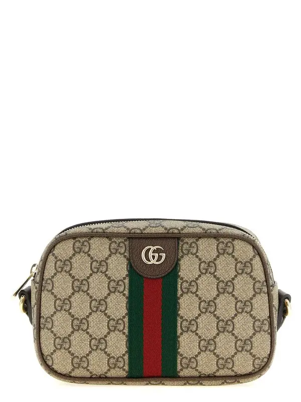 Gucci Ophidia' Small Crossbody Bag - Brown