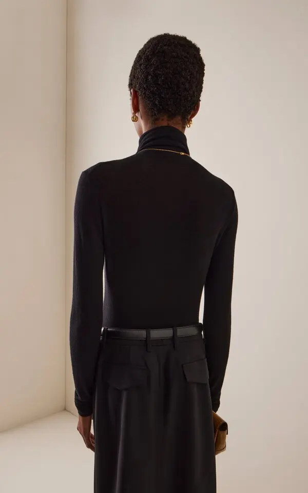 Lafayette 148 New York Jersey Elongated Turtleneck