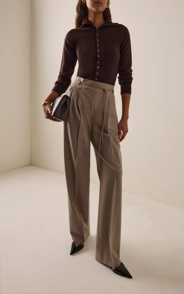 Max Mara Cashmere Trousers - Tan