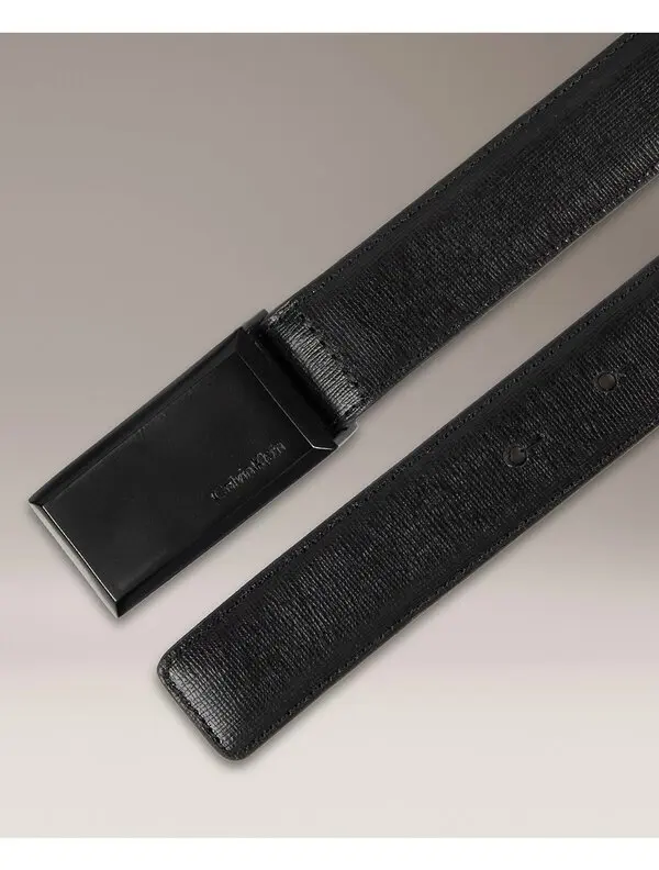 Calvin Klein Engraved Logo Plaque Belt