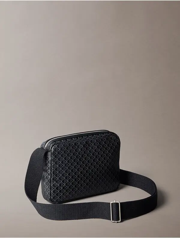 Calvin Klein Coated Emblem Logo Camera Bag
