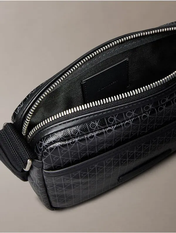 Calvin Klein Coated Emblem Logo Camera Bag