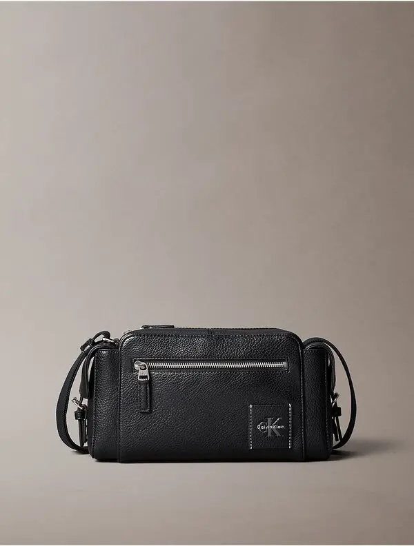 Calvin Klein Bold Pebble Camera Bag - Black
