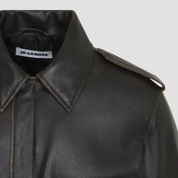 JIL SANDER Leather Blouson