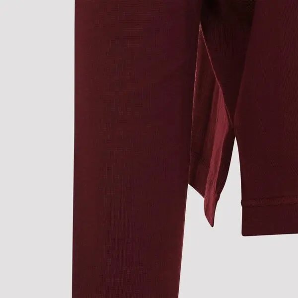 JIL SANDER Knit Polo - Red