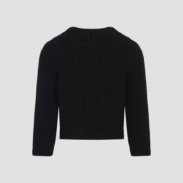 Saint Laurent Wool Cable Knit Sweater