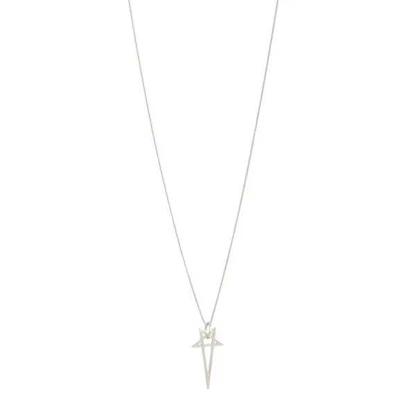 Rick Owens Pentagram Brass Necklace