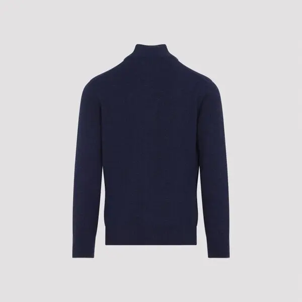 Brunello Cucinelli Cashmere Full Zip Cardigan - Blue
