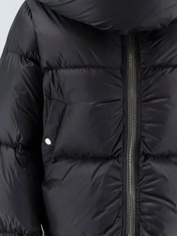 Rick Owens Crop-fit Nylon Down Jacket