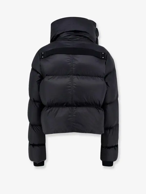 Rick Owens Crop-fit Nylon Down Jacket - Black