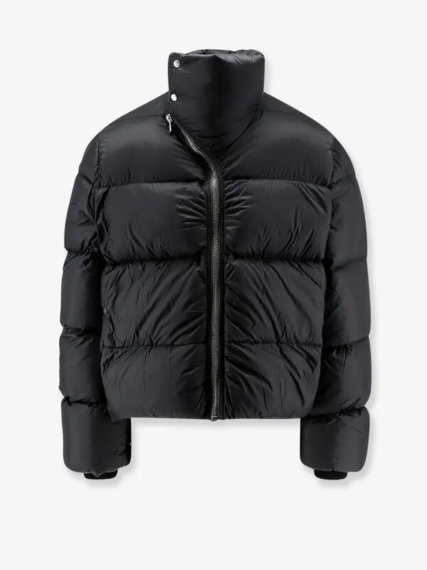 Rick Owens Turtle Nylon Down Jacket - Black