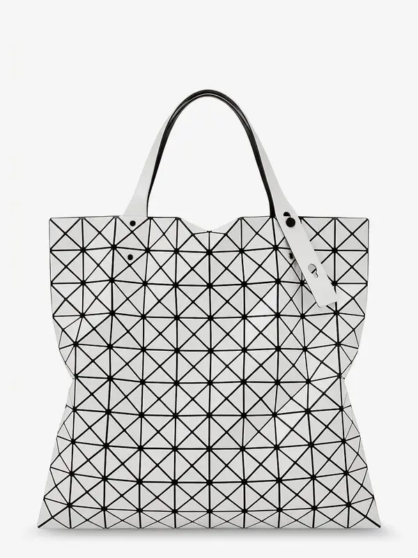 Issey Miyake Prism Tote Pvc Shoulder Bag - Silver