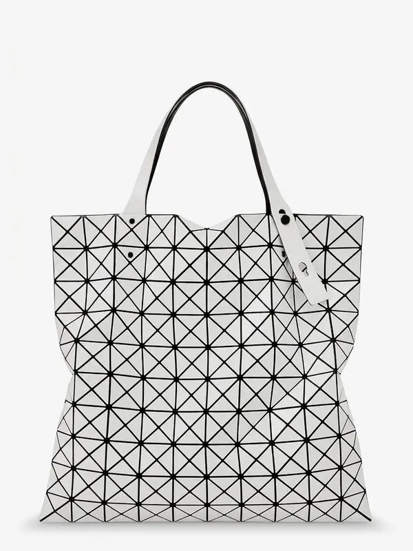 Issey Miyake Prism Tote Pvc Shoulder Bag - Silver
